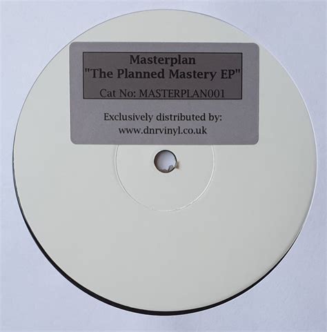 Masterplan The Planned Mastery Ep All City Records
