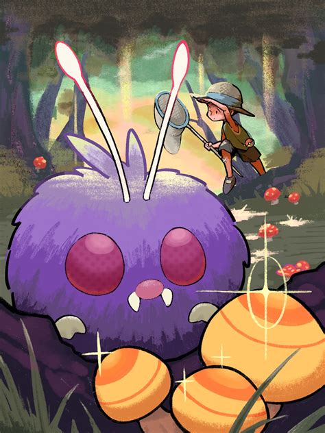 Venonat And Bug Catcher Pokemon And 1 More Drawn By Doubt5 Danbooru