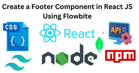 How To Create A Footer Component In React Js Using Flowbite Krishan Dev Digital Marketing