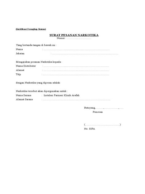 Sp Narkotika Ato Psikotropika