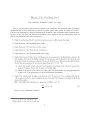 Pset1 Pdf Physics 15b Problem Set 1 Due On Friday February 5 2021 By 6 Pm You Are