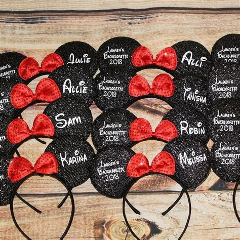 Custom Mickey Vacation Ears Personalized Minnie Ears Etsy