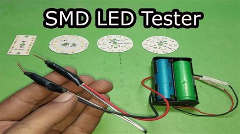 Home Made Led Tester Smart Tweezers SMD Led Tester For Led Bulb Repair Led Circuit