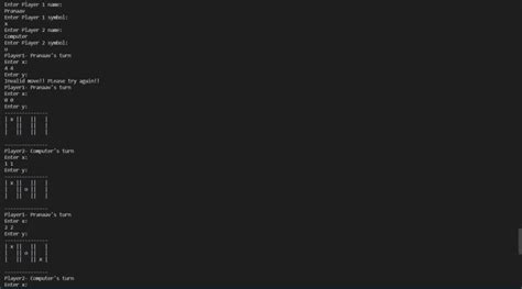 pranaav bv on linkedin java oop codingchallenge tictactoe consolegame learningeveryday