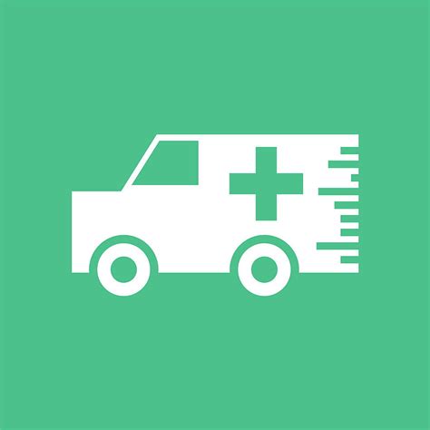 크로스 벡터와 아이콘 구급차 Eps Ai Uidownload