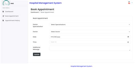 hospital management system project using python django phpgurukul