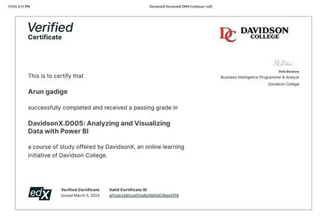 Arun Kumar Gadige On Linkedin Powerbi Dataanalytics Certification Continuouslearning