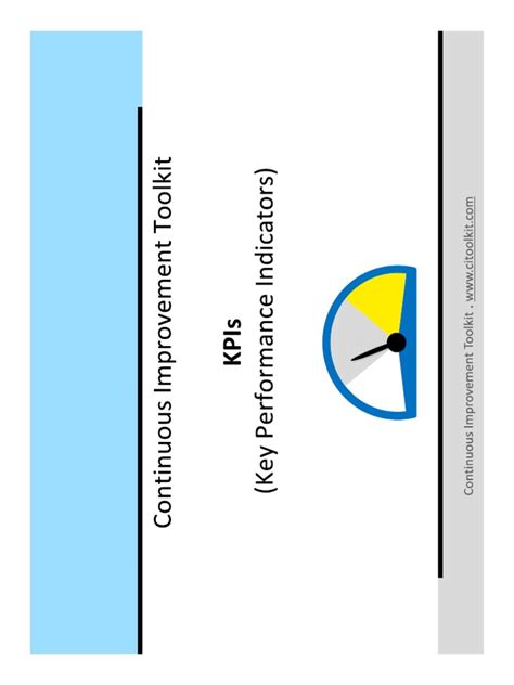 Continuous Improvement Toolkit Pdf Performance Indicator Inventory