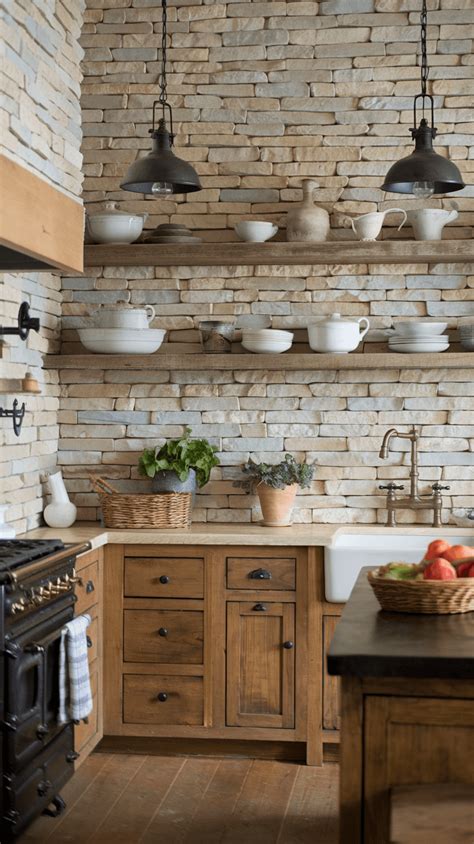 25 Gorgeous Natural Stone Backsplash Kitchen Ideas The Savvy Folks