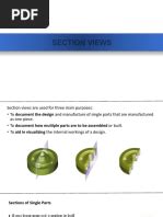 Understanding Sectional Views And Types Pdf Shape Perpendicular