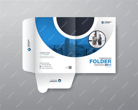 Premium Vector Corporate Presentation Folder Or Business Folder Files