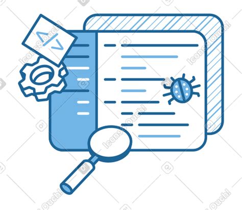 finding and fixing bugs in the code png svg