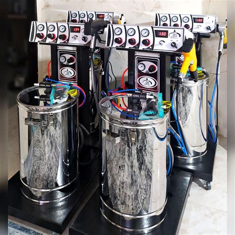 دستگاه رنگ پاش پودری الکترو استاتیک باکارت گارانتی در تهران