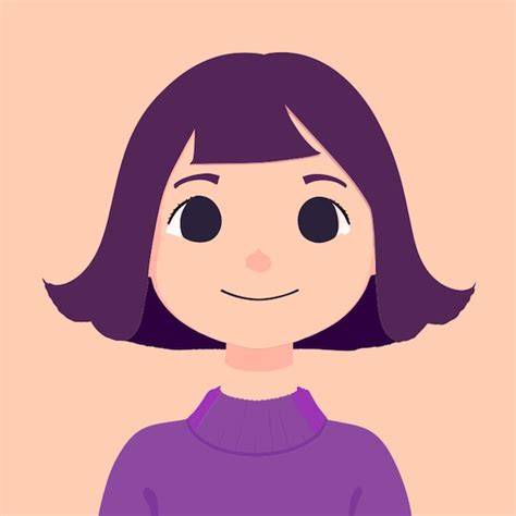 Premium Vector Masterpiece High Detailed 1girl Short Hair Black Hair