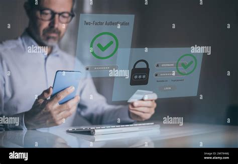 Two Factor Authentication Ensure Protection Identification Concept