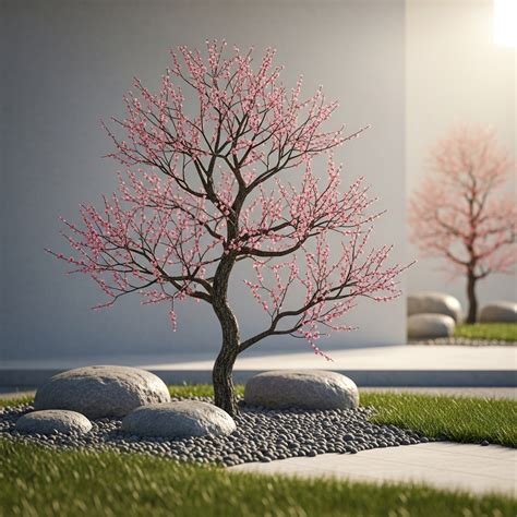 Japanese Plum Tree Pruning For Minimalist Gardens