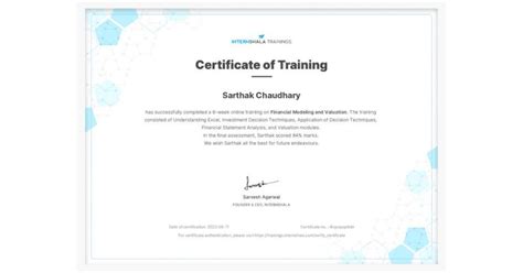 Sarthak Chaudhary On Linkedin Successfully Completed The Financial