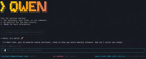 Qwen Code Open Source Command Line Ai Agent