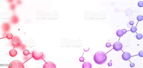 Abstract Molecules Structure With Spherical Particles Stock Illustration Download Image Now