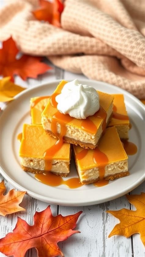 Delicious Pumpkin Cheesecake Bars Recipe