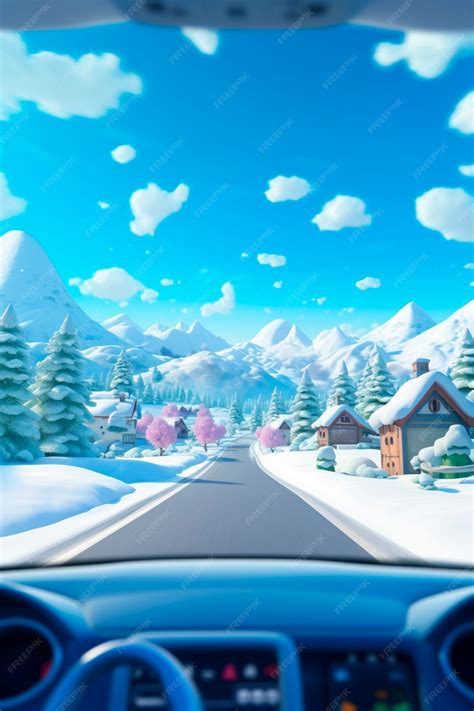 Free Photo 3d Rendering Of Road Scenario