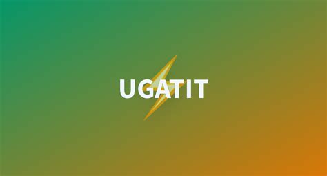 UGATIT A Hugging Face Space By Hylee