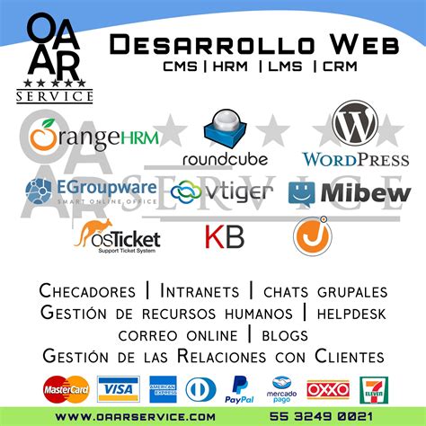 Desarrollo Web Cms Hrm Lms Crm Oaar Service