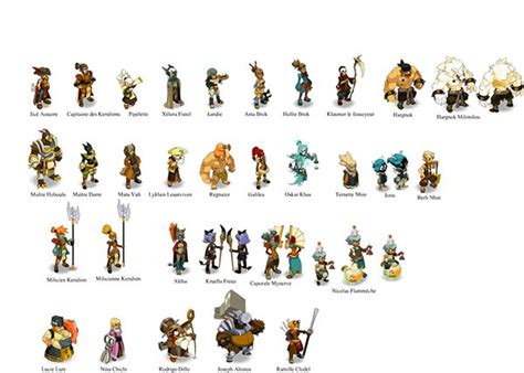 Dofus Character Design Sprites On Behance Character Design