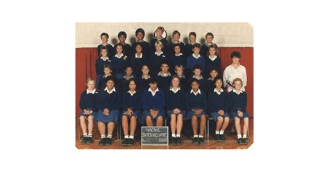 School Photo 1980s Naenae Intermediate Lower Hutt Mad On New Zealand