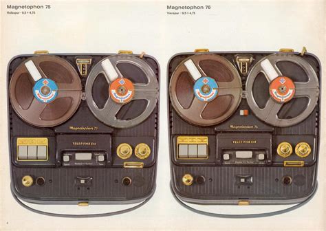 Telefunken Tonbandgeräte - Magnetophon 1962/63