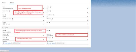 How To Create Custom Actions Button Salesforce Cpq