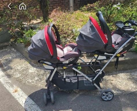 스냅앤고 쌍둥이 신생아 유모차 당근 중고거래