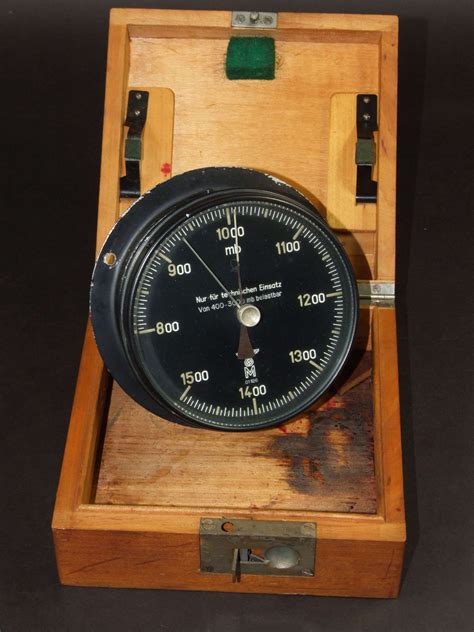Kriegsmarine U Boat Barometer For Use With Shcnorkel In General Other