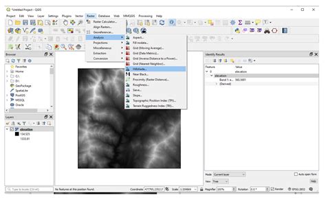 7 Terrain Analysis — Qgis Tutorials 0 0 0 1 Documentation
