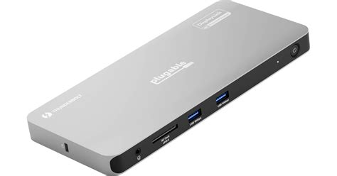 Plugable Thunderbolt 4 Quad Video Docking Station Tbt 6950pd Bandh