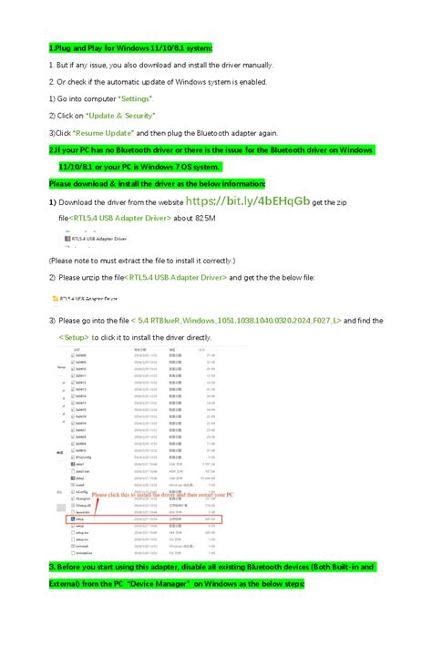 Long Range Usb Bluetooth 54 Adapter Installation Manual For Windows Pc