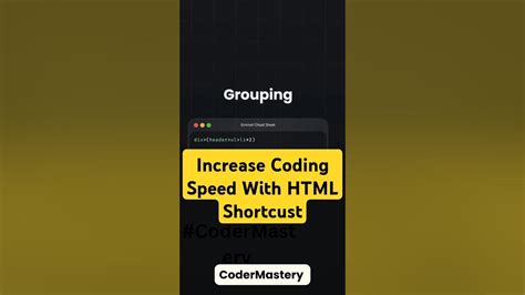 🚀 boost your coding speed here are some html shortcuts 🖥️ youtube