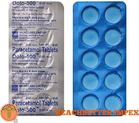 Dolo Tablet At Rs 10 In Nagpur Id 6718763 Reachbetter Impex