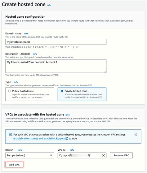 Associating A Route 53 Private Hosted Zone Across Aws Accounts Using