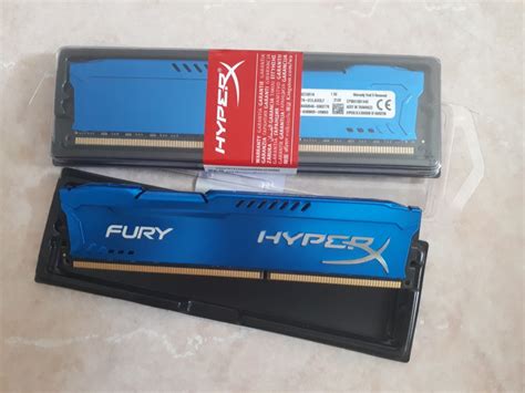 Ddr3 Ram 8gb Kit 4gb X 2 Kingston Hyperx Fury Computers And Tech Parts And Accessories Computer