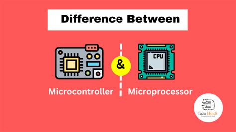 Difference Between Microcontroller And Microprocessor Tazahindi