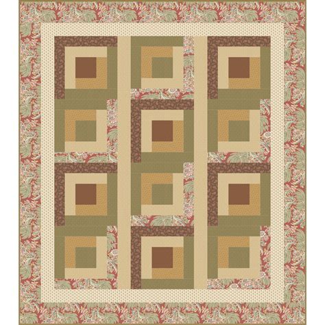Topsy Turvy Cabins Quilt Ctg 161e Downloadable Pattern