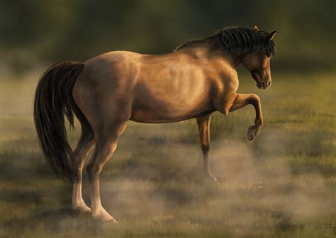 Digital Horse Painting By Msacrasss On Deviantart