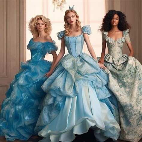 Premium Ai Image Three Models Of The Same Dress Are Shown