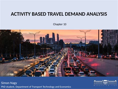 Pdf Activity Based Travel Demand Analysis
