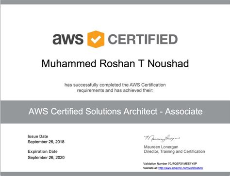 Muhammed Roshan T Noushad On Linkedin Started My Aws Certification