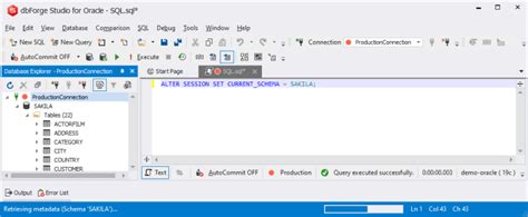 oracle alter session session management and configuration