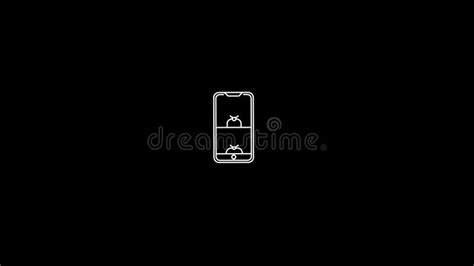 Technology Concept Messages Icon Animation Incoming Message Animation