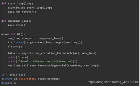 Python之深入理解asyncio三no Running Event Loop Csdn博客