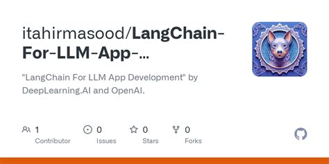 github itahirmasood langchain for llm app development langchain for